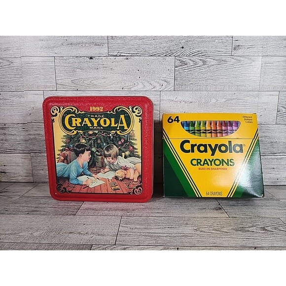 Crayola | Art | Vintage Crayola Crayons 64 Pack W Sharpener 992 ...
